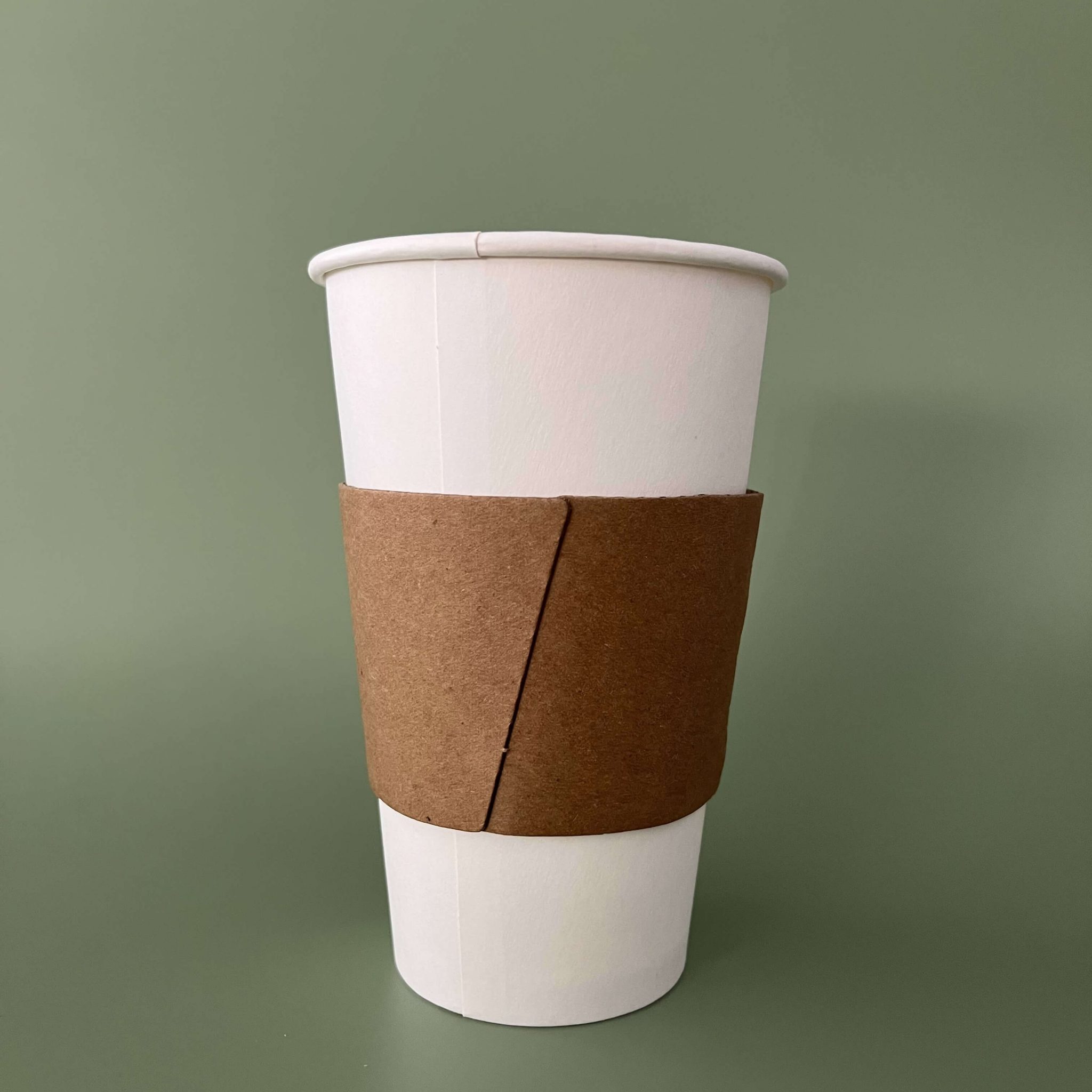 Customize Kraft Coffee Sleeves | TopCup Factory