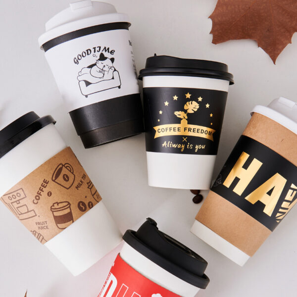 Customize Brown Kraft Coffee Sleeves | TopCup Factory