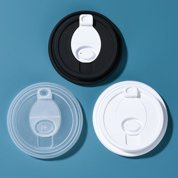 White Coffee Cup Lids | TopCup Factory